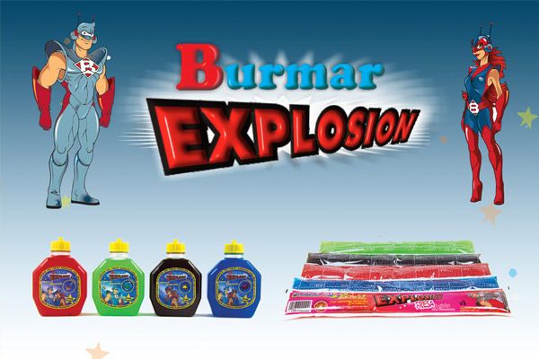 Golosinas BURMAR SWEETS. Golosina líquida, caramelos de gelatina...